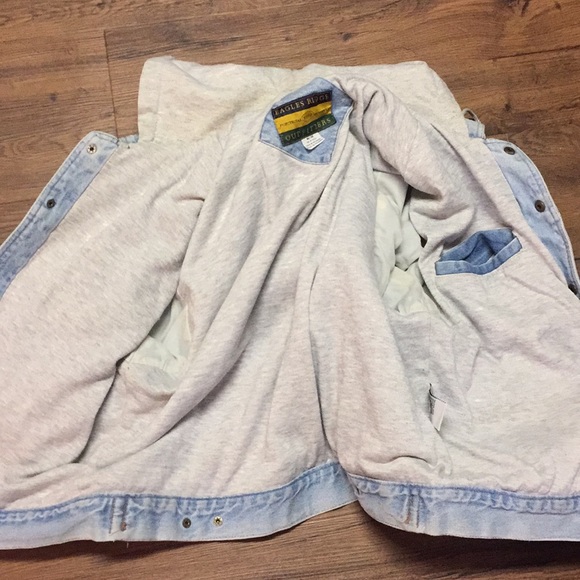 Jackets & Coats | Vintage Eagles Ridge Hooded Denim Coat Medium | Poshmark